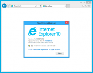 Internet Explorer 10 | My Internet Explorer